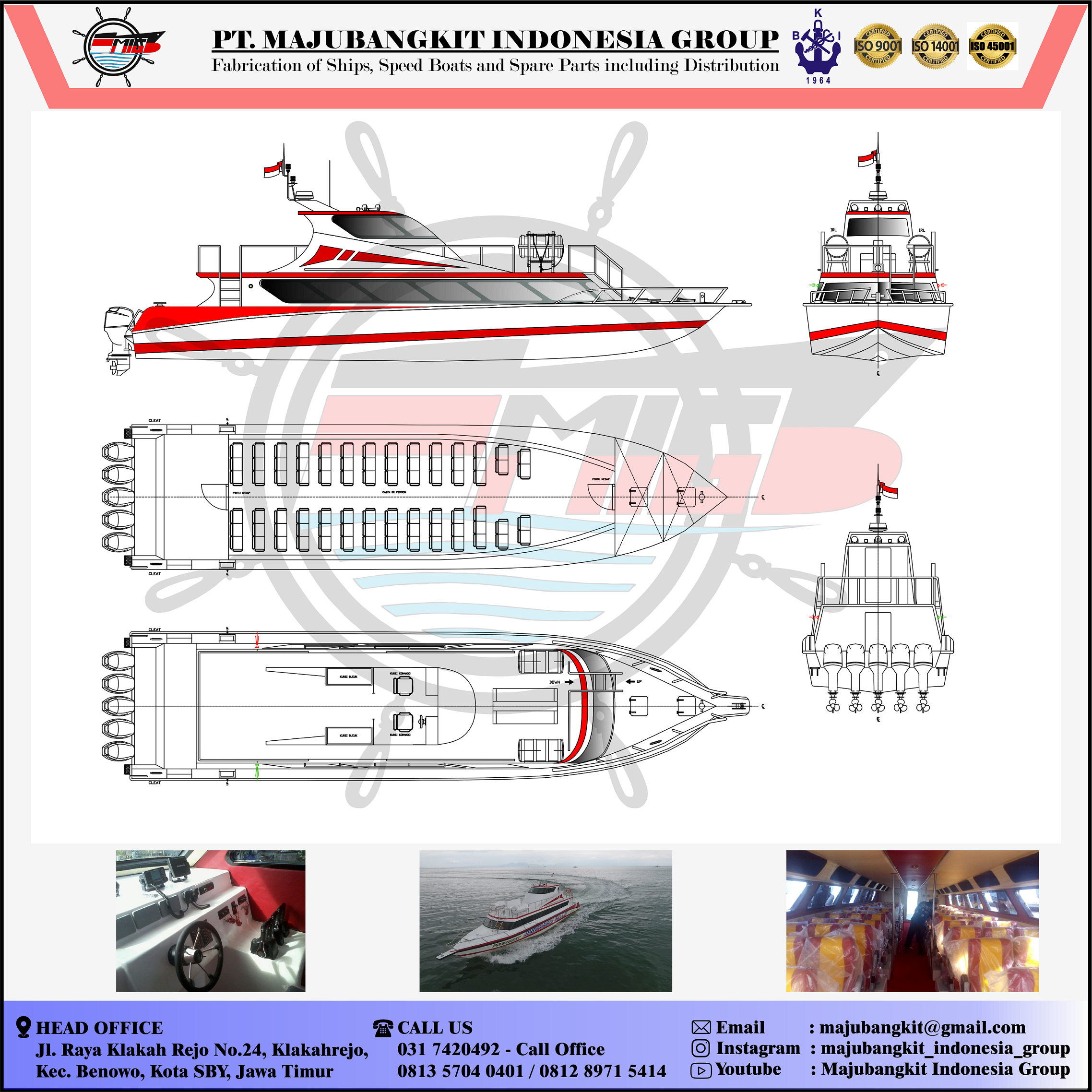 PASSENGER BOAT 18,5 M (80 PAX) | PT MIG